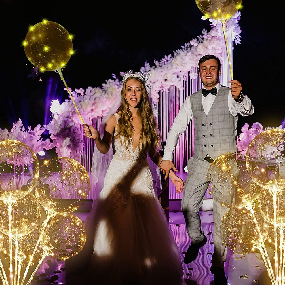 Reusable Led Glow Balloon Decorations for Wedding Celebration Party ...