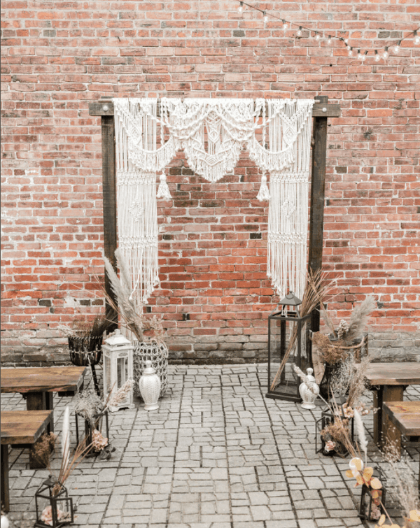 Boho Macrame Wedding Backdrop, Wedding Arch, Bohemian Wedding – If you ...