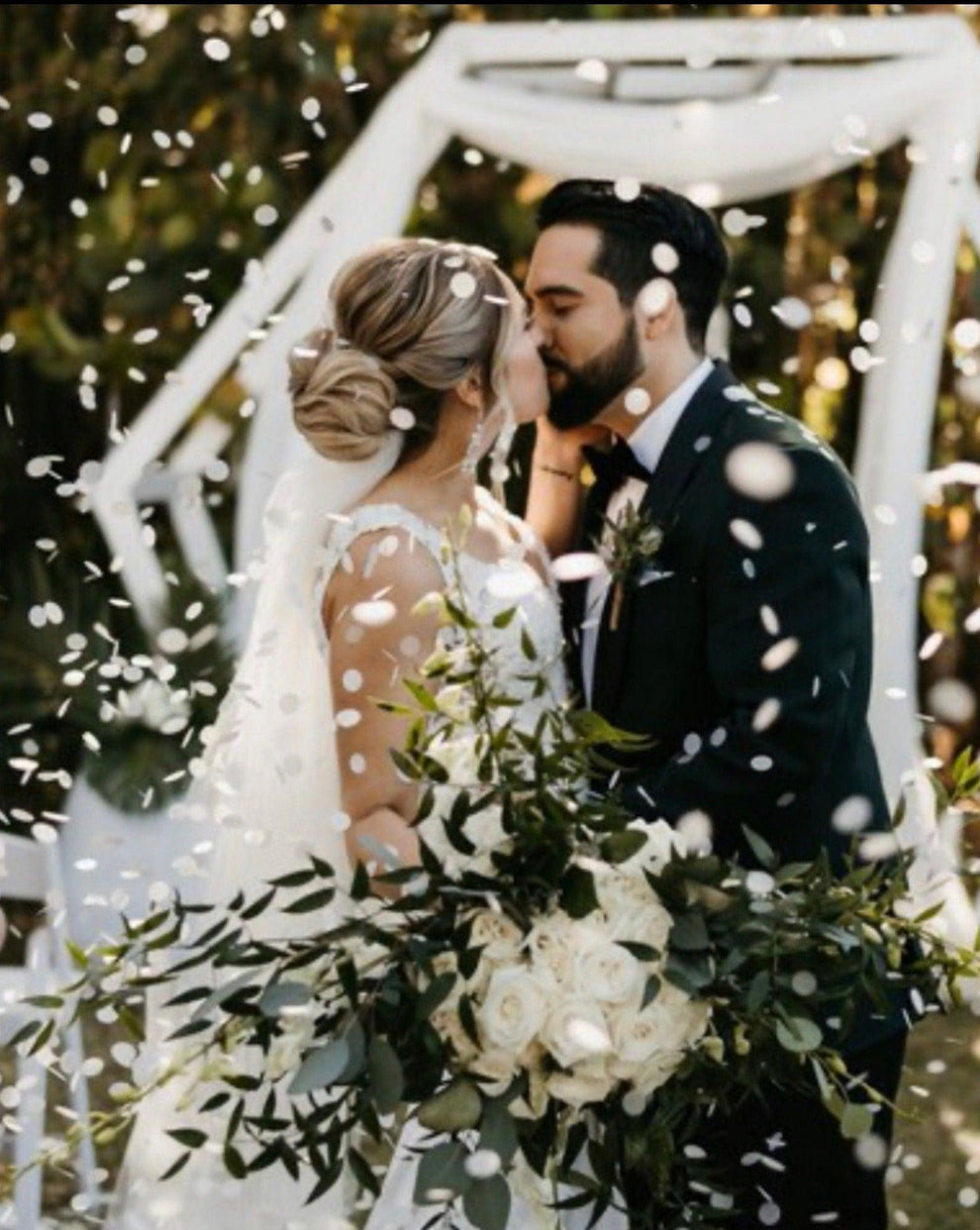 Biodegradable Confetti Water Soluble Wedding Exit Idea | Pink Peach Ye ...