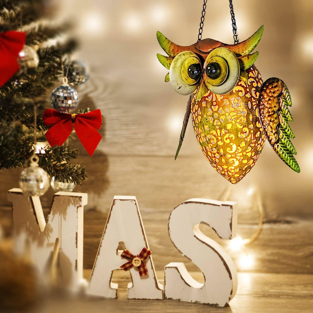 Hanging LED Solar Lantern Lights-Owl – If you say i do